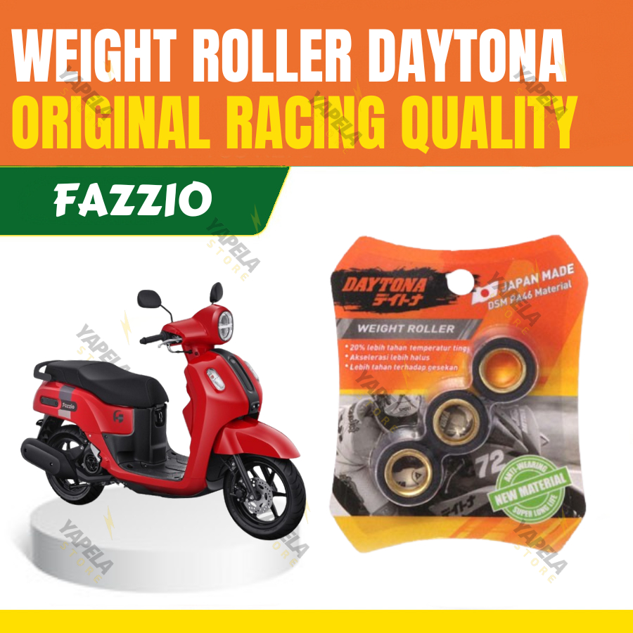 Fazzio Daytona Japan Roller Original Weight Roller คุณภาพแข่ง | Shopee ...