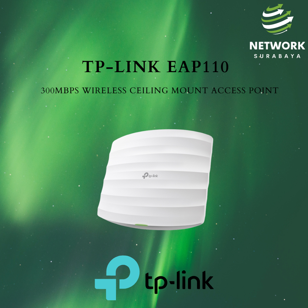 Tp Link EAP110 300Mbps Wireless Ceiling Mount Wifi Access Point ...