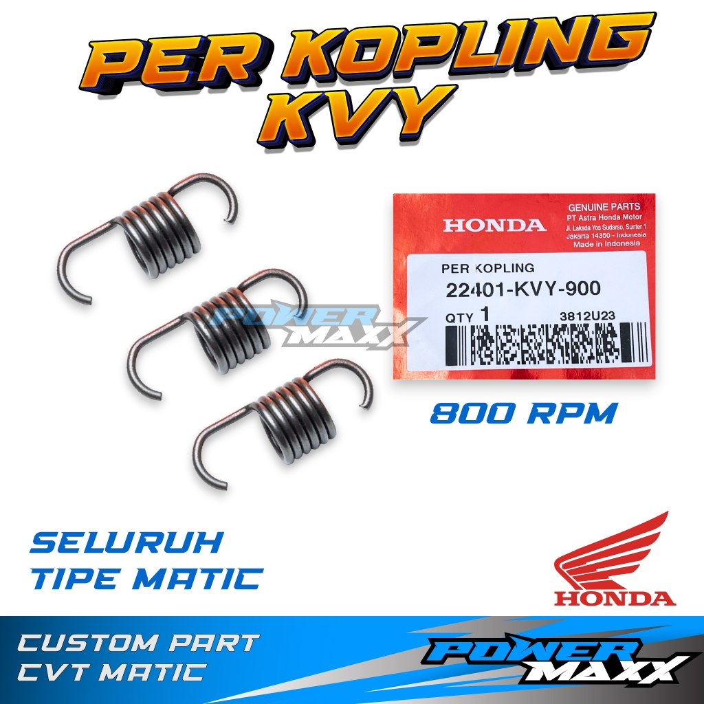 พยายาม KVY beat karbu 800 RPM คลัทช์ลูกแพร์สปริง centric centri สปริง ...