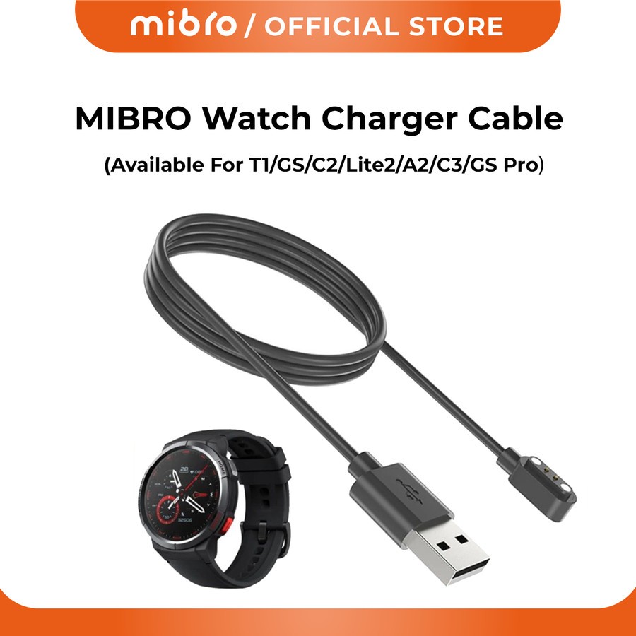 Mibro สายชาร์จนาฬิกาอย่างเป็นทางการสําหรับ T1/GS/C2/Lite2/A2/C3/GS Pro ...