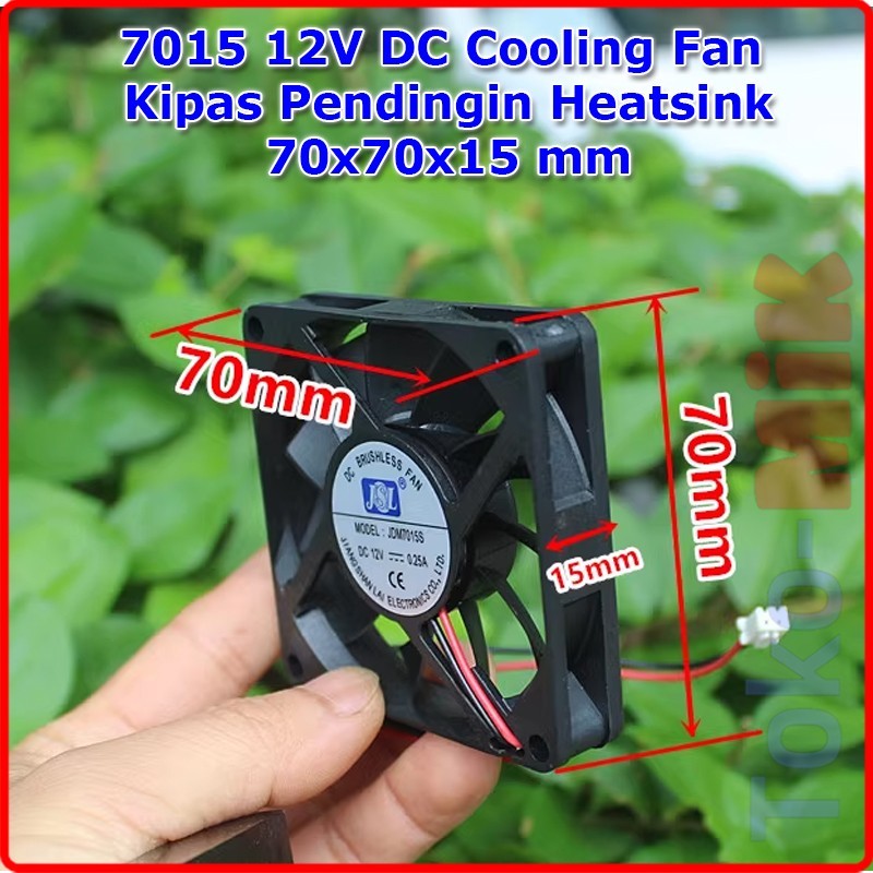 7015 พัดลมระบายความร้อน DC 12V พัดลมระบายความร้อนฮีทซิงค์ 70x70x15 mm | Shopee Thailand