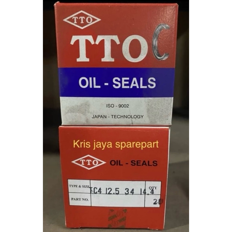ซีลน้ํามัน Tc4 Series 12.5 34 13.4 tto Brand | Shopee Thailand