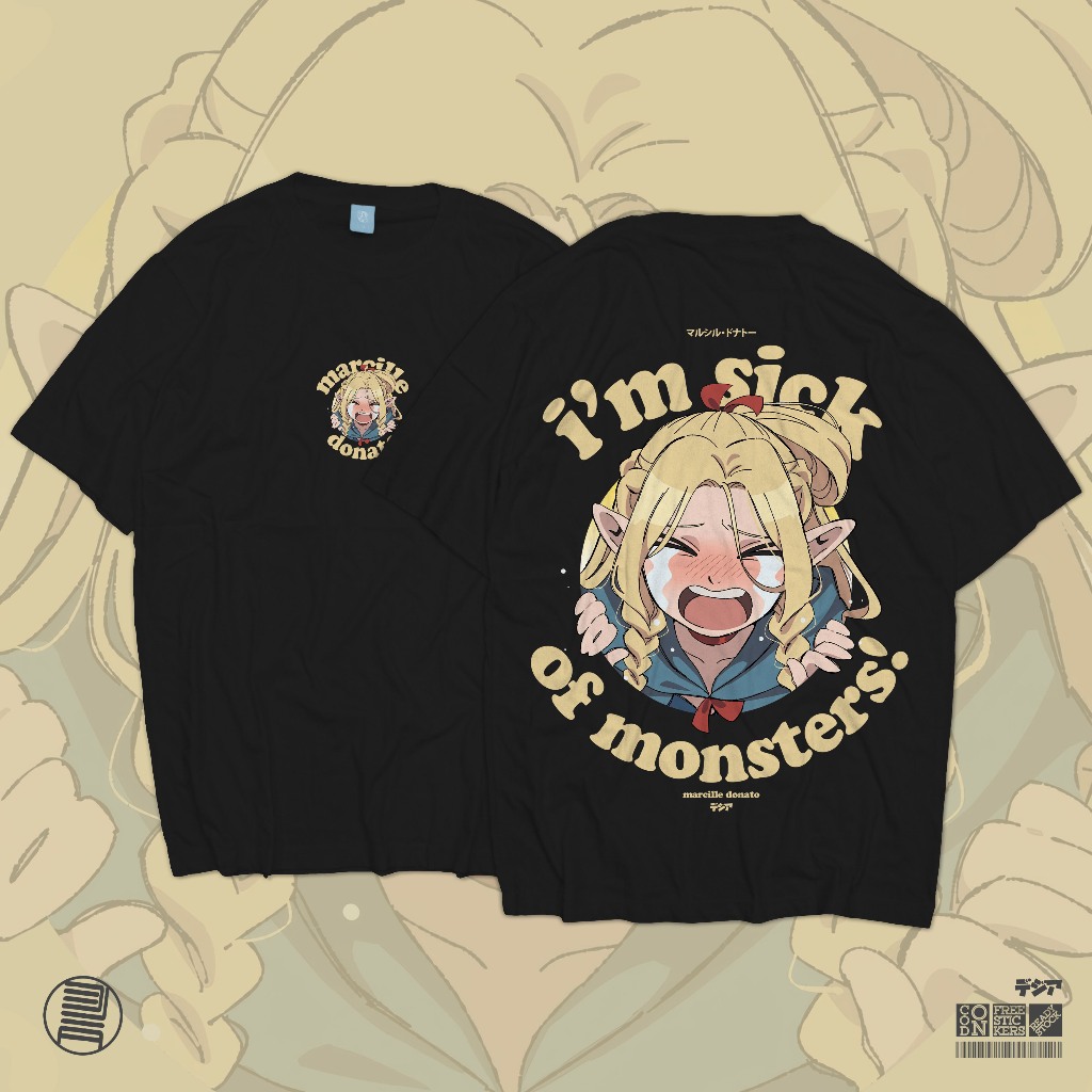 Marcille Donato Dungeon Meshi Elf Laios Party อะนิเมะมังงะเสื ้ อยืดชุด ...