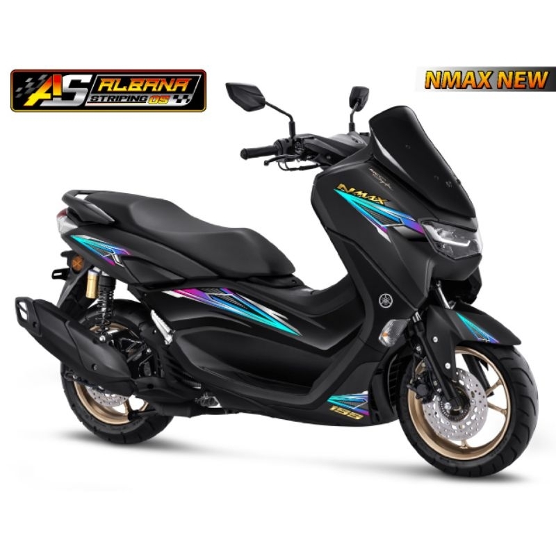 Decalal UV TRANSPARENT STRIPING STICKER NMAX 155 OLD/VAREASI STICKER ...