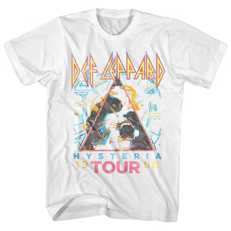 Distro CLOTHES เสื้อ Def Leppard Hysteria Tour & 39;88 (Reissue ...