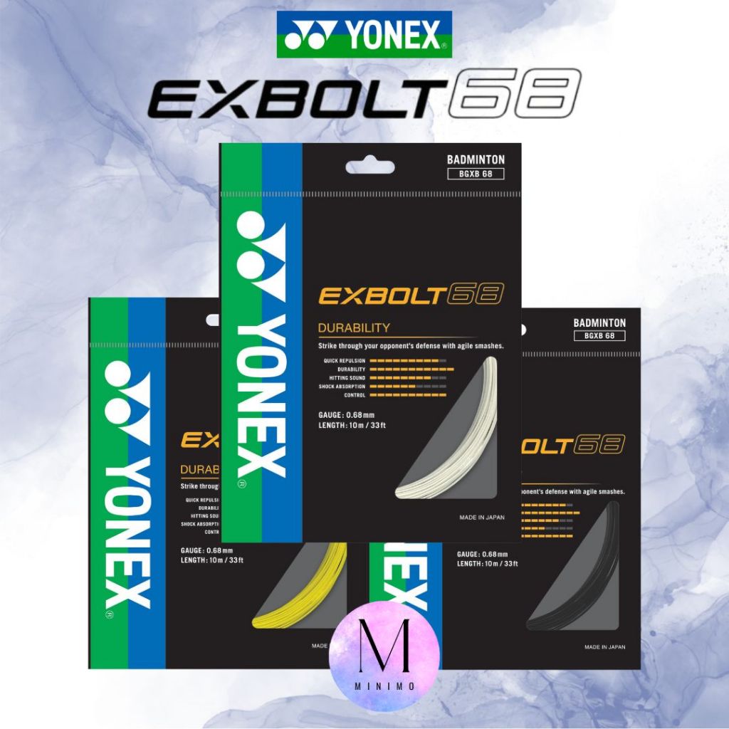 Yonex Exbolt 68 SP สายไม้แบดมินตัน ของแท้ | Shopee Thailand