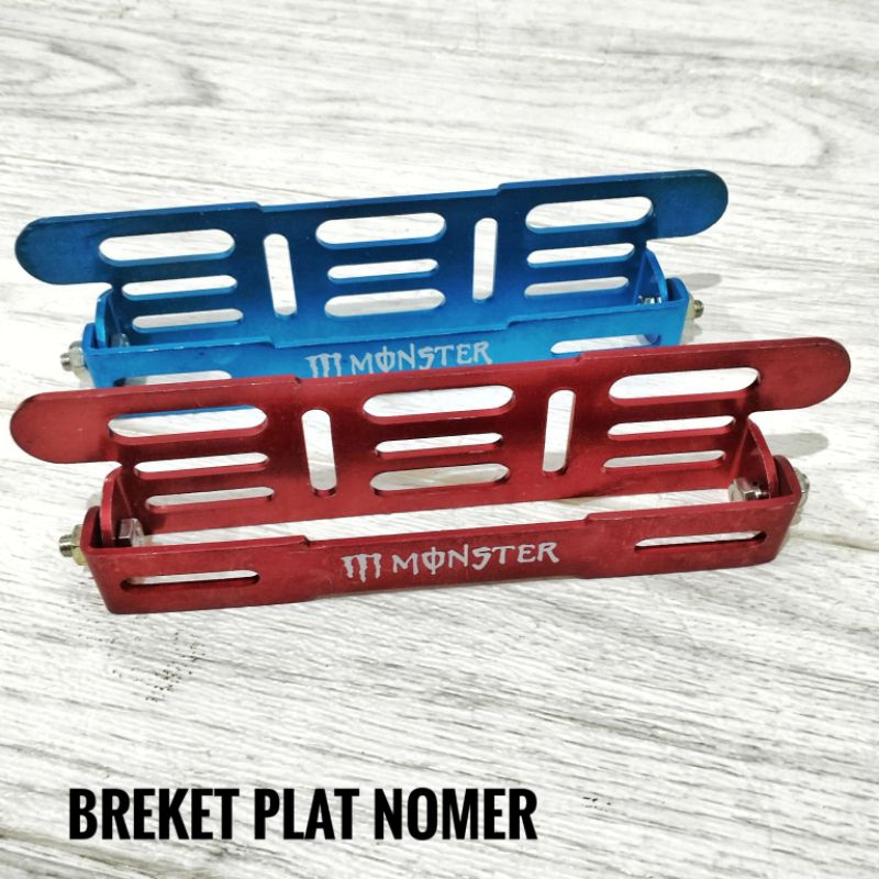 Universal Monster Number Plate Pangkon Bracket | Shopee Thailand
