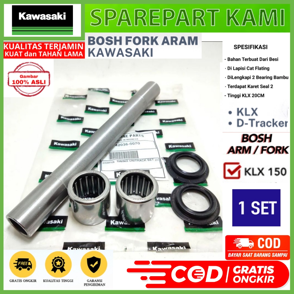 Bosh FORK/BOSH ชุดสวิงอาร์มแบริ่งไม้ไผ่ KAWASAKI KLX 150 DTRACKER 150 ... Bosh FORK/BOSH ชุดสวิงอาร์มแบริ่งไม้ไผ่ KAWASAKI KLX 150 DTRACKER 150 ...