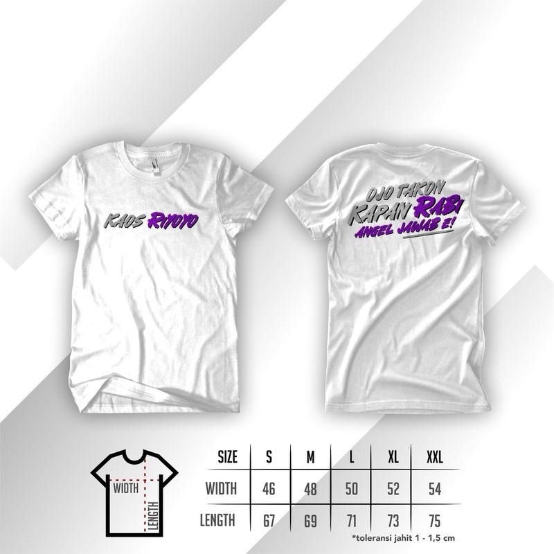 Riyoyo เสื้อยืด Vol 2 / Distro Ojo Takon Kapan Rabi Angel ตอบ E เสื้อ ...
