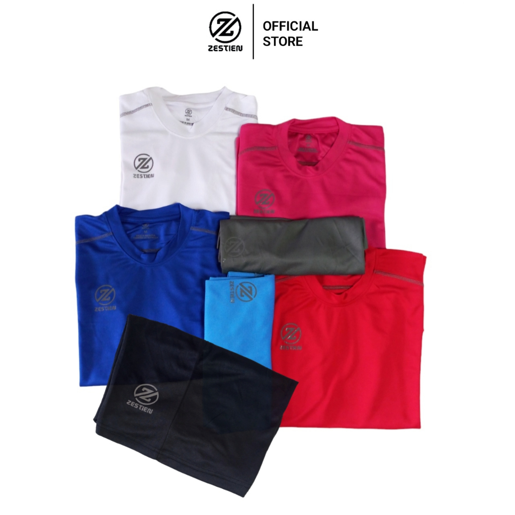 Zestien Jersey เสื้อยืดชุดกีฬา Gym Football Futsal Volleyball Oneset ...