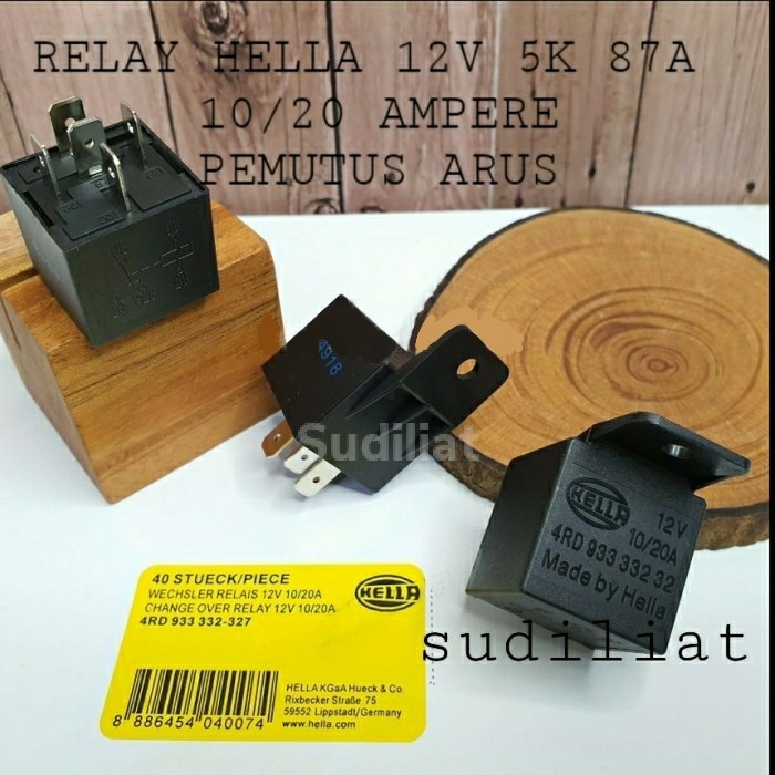 Hella RELAY 12V 5 FEET 10/20 CAMPERE - LIGHTER 87A | Shopee Thailand