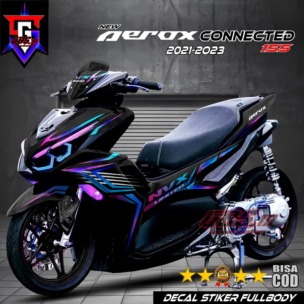 Full Body Aerox Sticker Decal All New Aerox 155 เชื่อมต่อ 2021 2024 ...