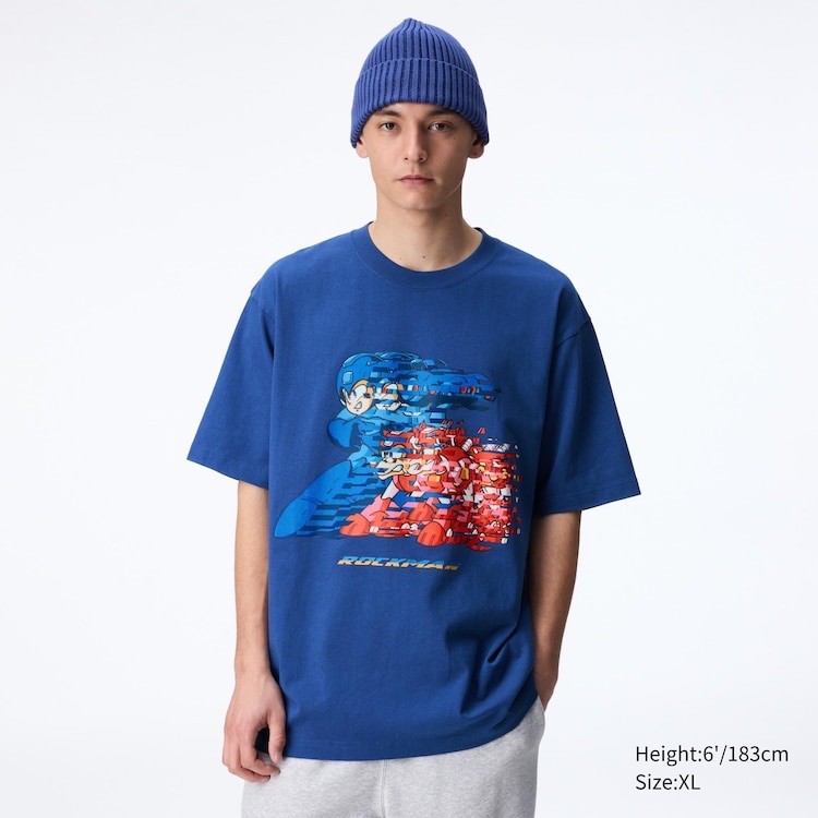 Uniqlo UT เสื ้ อยืด CAPCOM 40th เสื ้ อยืดผู ้ ชาย BATBOY | Shopee Thailand