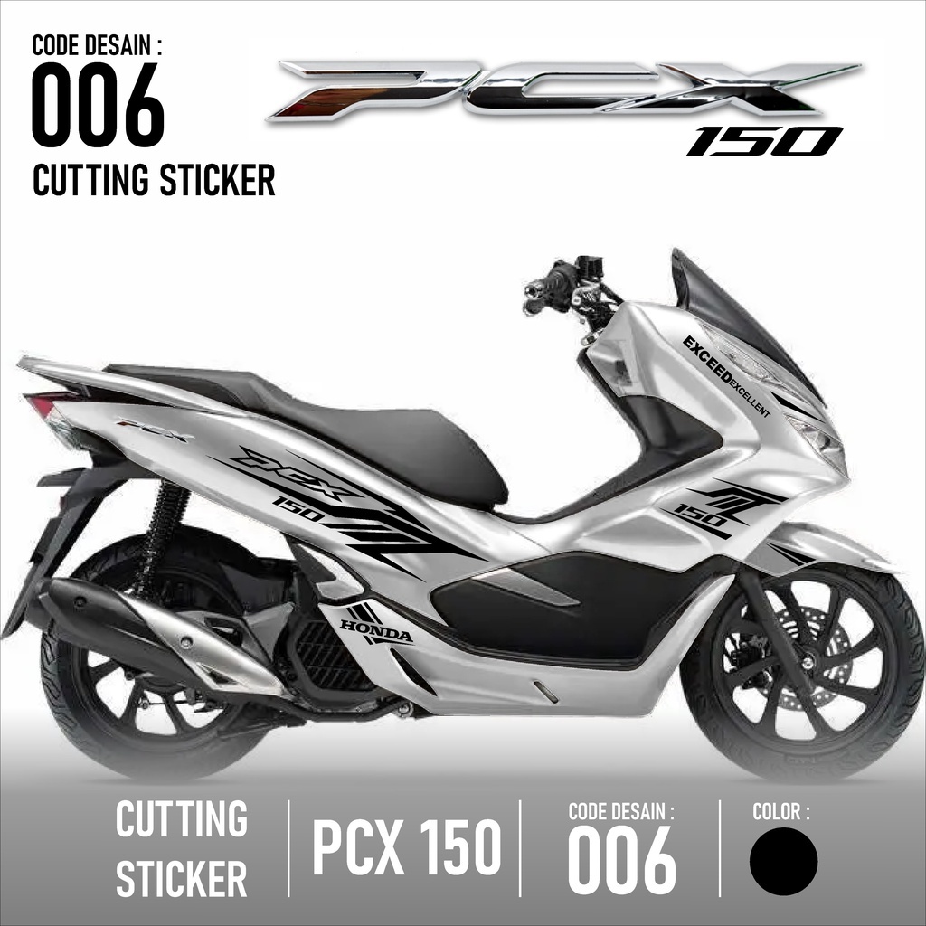 Pcx 150 cc old cut Motorcycle Body Trim triping Sticker pcx 150 old ...