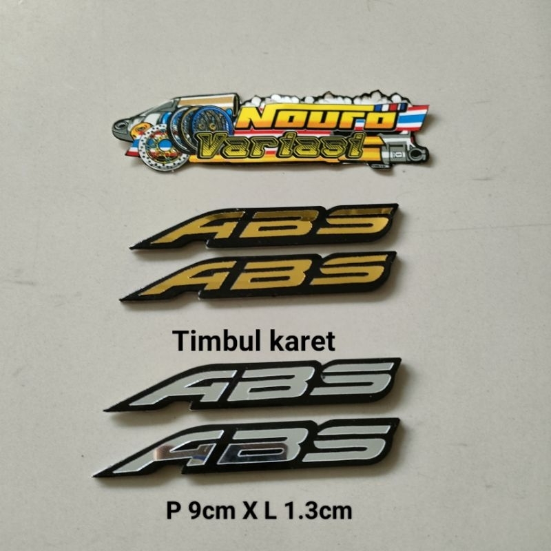 ยางคุณภาพนูน ABS Emblem | Shopee Thailand