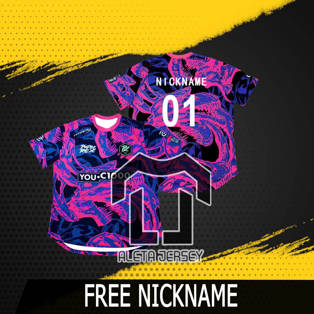 เสื้อกีฬาแขนสั้น ลายทีม Jersey PRX PAPER REX 2024 VALORANT MASTER ...