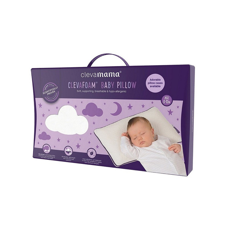 CLEVAMAMA Baby Pram Pillow - หมอนเด็ก 0-12m | Shopee Thailand