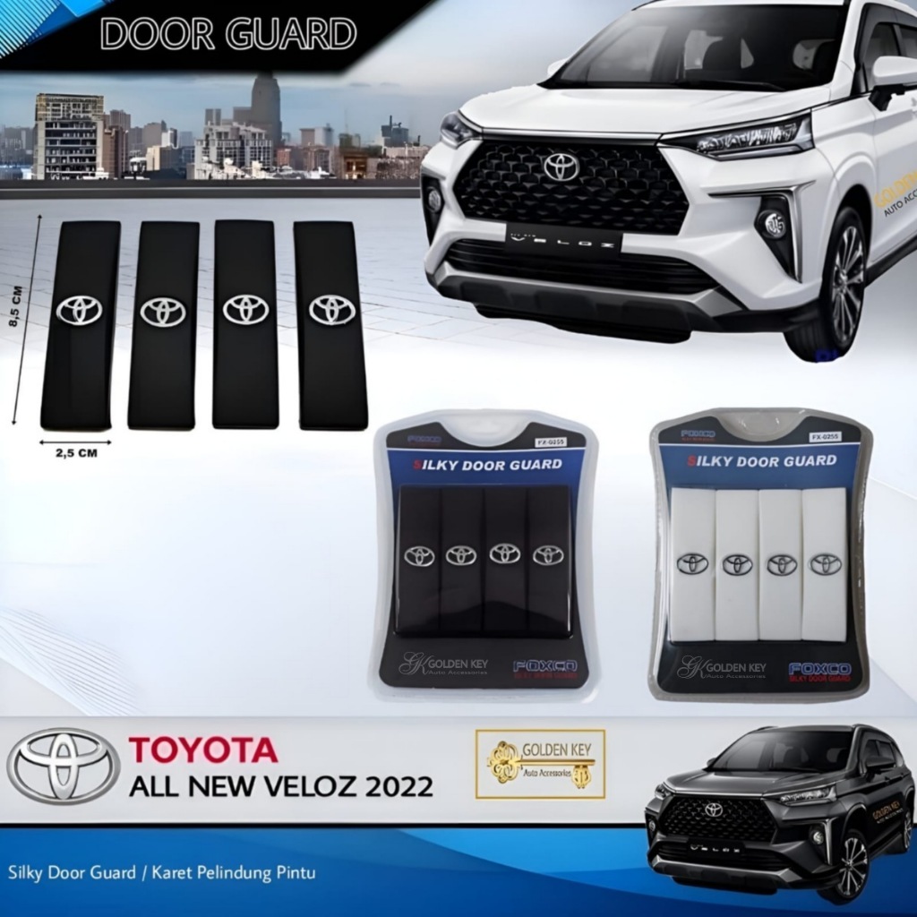 Silky Door Guard All New Veloz 2022 ยางกันรอยประตูรถยนต์ | Shopee Thailand