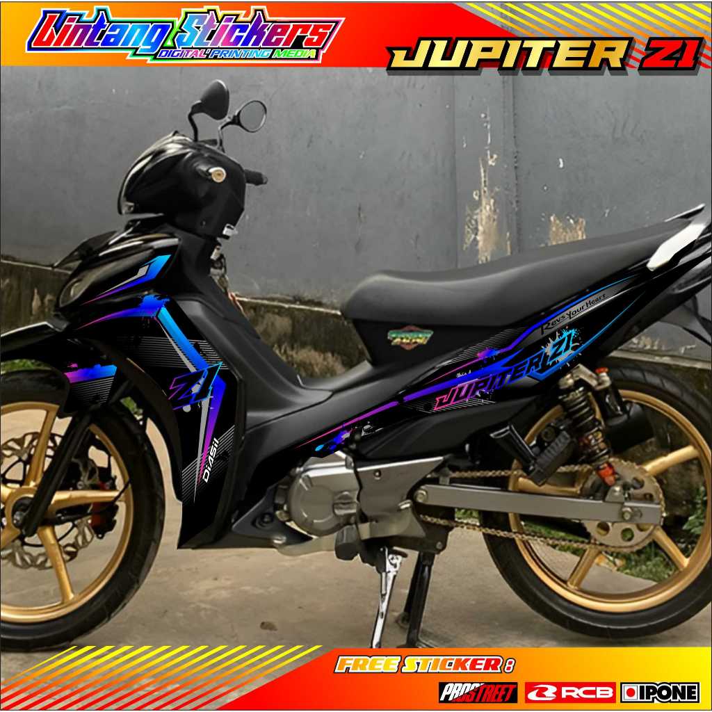 Yamaha JUPITER Z1 Variation STRIPING/JUPITER Z1 RACING รายการสติกเกอร ์ ...