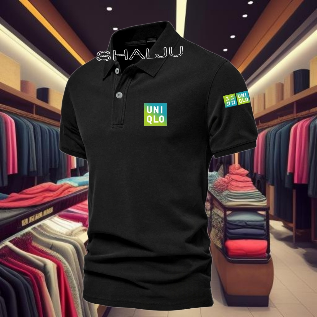 เสื้อโปโล เสื้อยืด Distro un+clo Color motif Sablonle ซ้าย pnt/permium ...