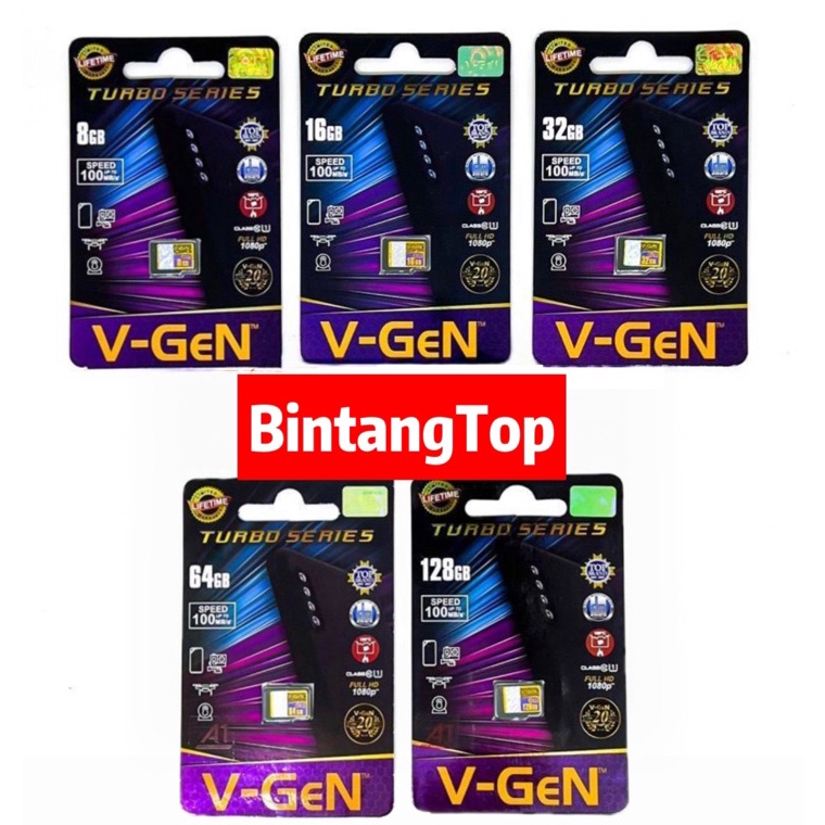 Skyrocke Memory VGEN 4GB 8GB 16GB 32GB 64GB CLASS 6speed upto 48Mbps ...