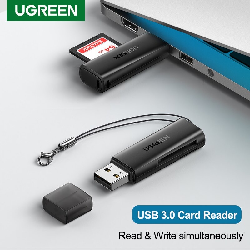 สินค้าระดับพรีเมียม - USB 3.0 CARD READER UGREEN MEMORY SD TF CARD ...