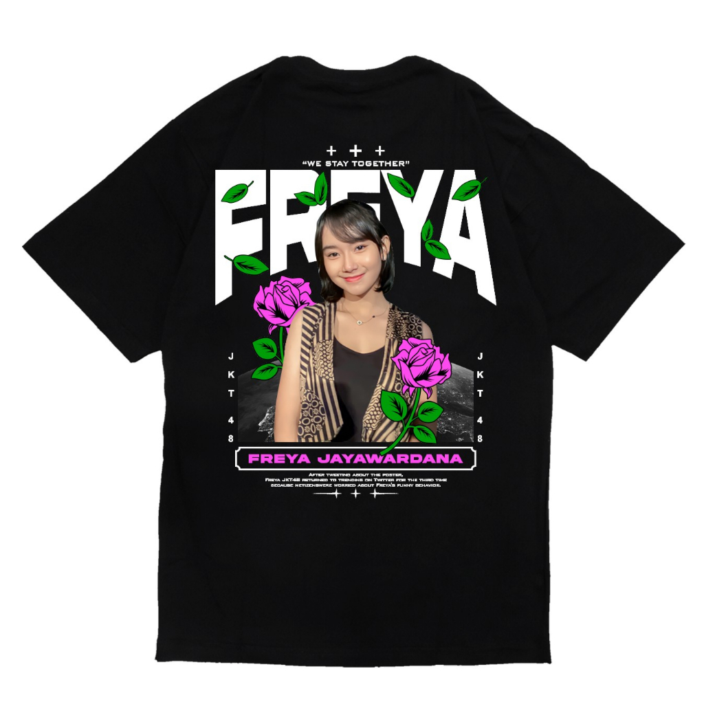 Kaos FREYA V2 JKT48 NEW ERA FREYA JAWARDANA - TSHIRT MEMBER JKT48 NEW ERA~ฟรีสติ๊กเกอร์ | Shopee ...