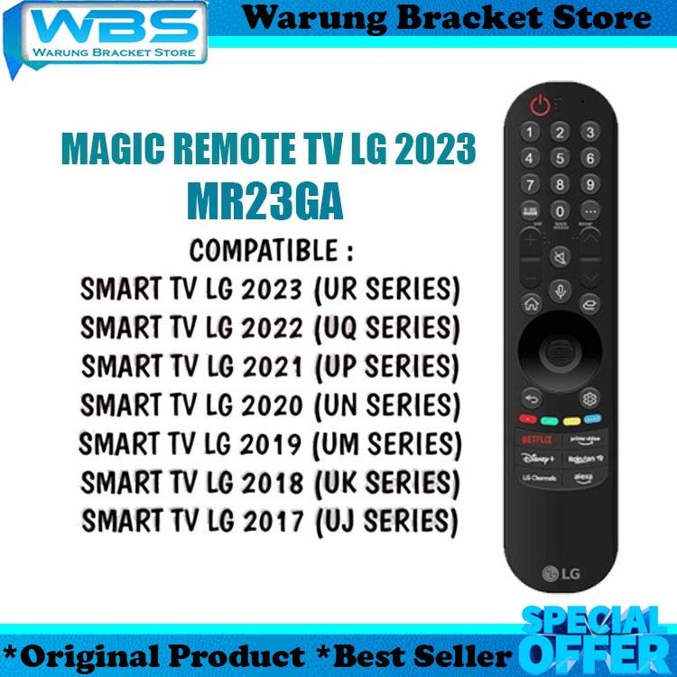 Magic TV Remote LG MR23GA สมาร ์ ททีวีระยะไกล LG MR23 MR23GN 2023 ...