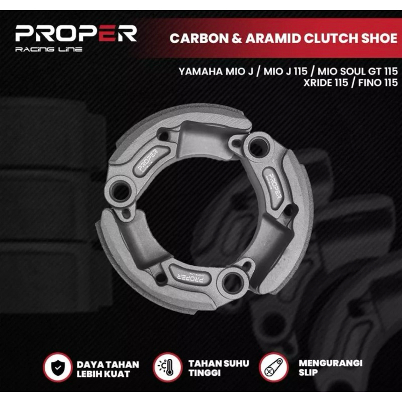 แผ่นรองคู่ Mio J Soul Gt 115 Fino Fi 115 Xride 115 PROPER RACING LINE ...