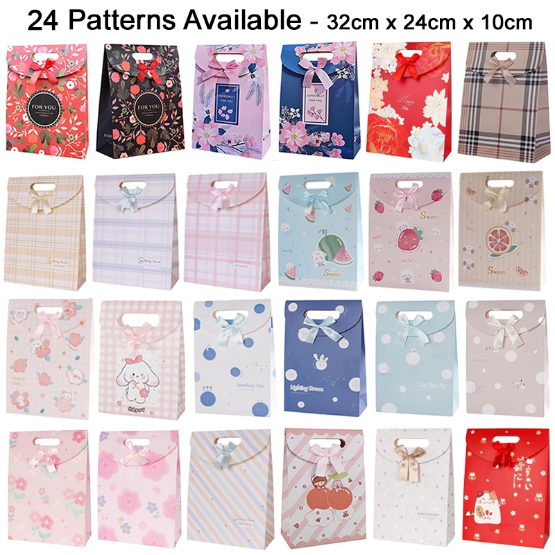32x24x10 Premium Goodie Bag Hampers / Motif Paper Bag / Gift Bag ...