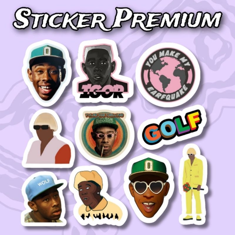 Tyler The Creator Sticker Pack บรรจุกันน้ํา 10 ชิ้น | Shopee Thailand