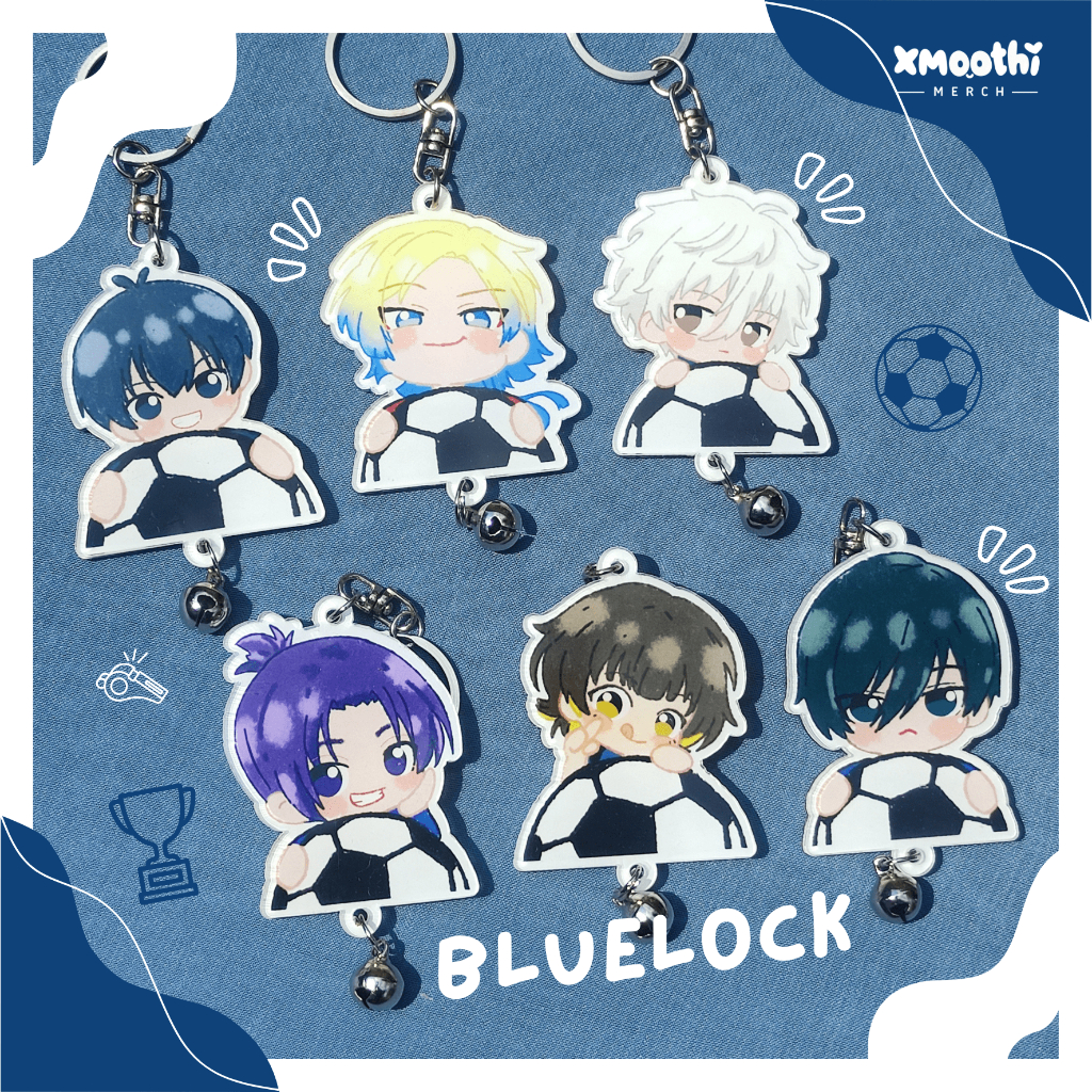 Gantungan BLUELOCK KEYCHAIN - CHIBI ANIME BLUELOCK KEYCHAIN - พวงกุญแ ...