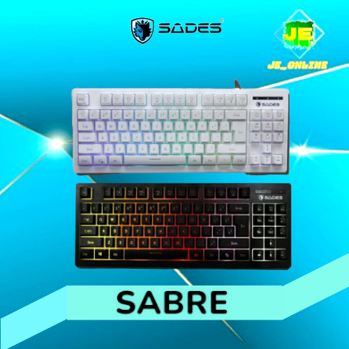 คีย์บอร์ดเกม Sades Saber TKL | Shopee Thailand