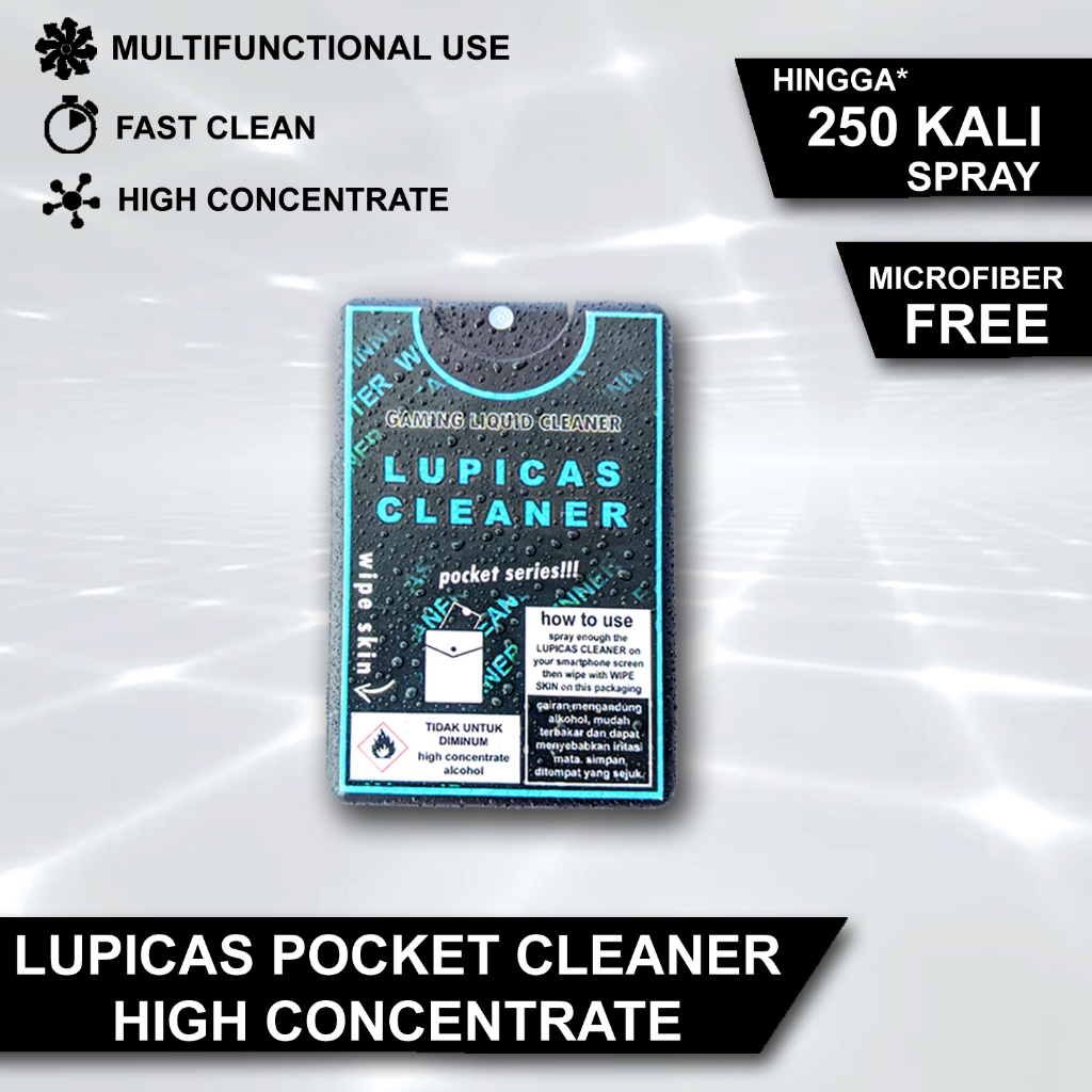 Layar Pocket CLEANER สเปรย์ LUPICAS SMARTPHONE GAMING Screen CLEANER ...