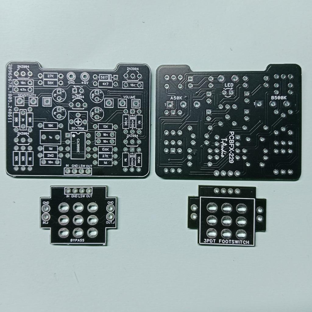 T-audio PCBFX-229 จาก MXR Dyna Comp คอมเพรสเซอร์กีตาร์เหยียบ DIY PCB ...