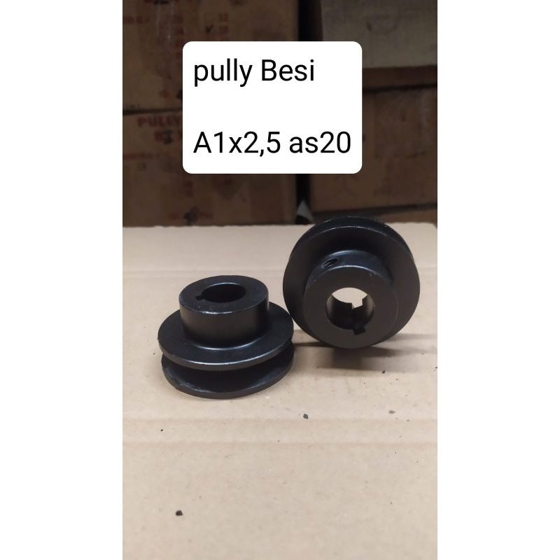 Cor IRON PULLEY A1X2,5" INCHI (6,7cm) AS 1" INC, 16MM, 17MM, 19MM, 20MM ...