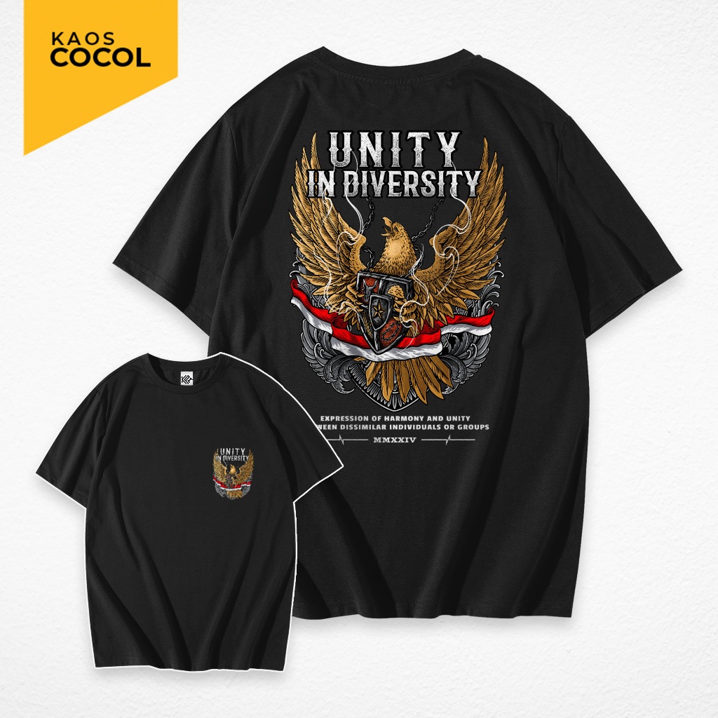 Cocol Store - เสื้อยืดอินโดนีเซีย Unity In Diversity Made Of Combed 20s ...