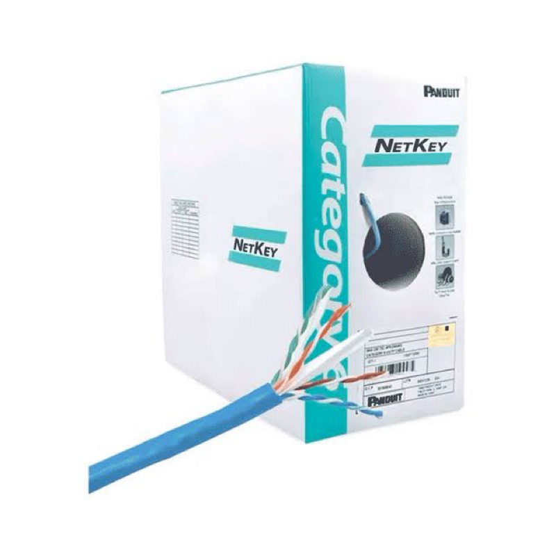 Netkey Cat 6 สาย Panduit 20 เมตร | Shopee Thailand