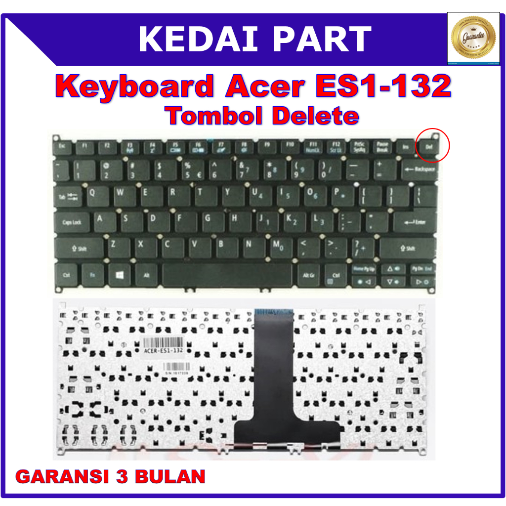 Tombol Acer Aspire 3 คีย์บอร์ด ES11 ES1-32 A311-31 A311-31-c3v4 A311-31 ...