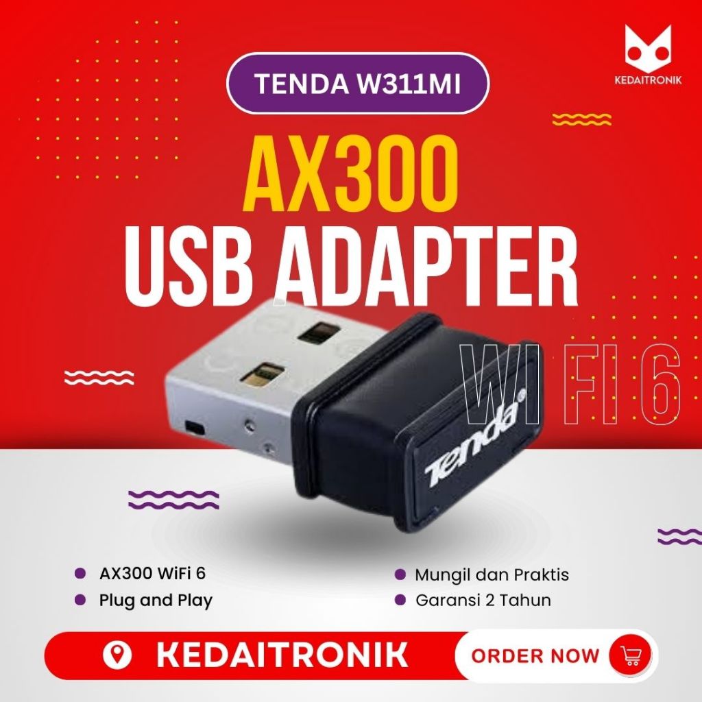 Tenda W311MI NANO RECEIVER USB Wifi Dongle Adapter MINI Wifi RECEIVER ...