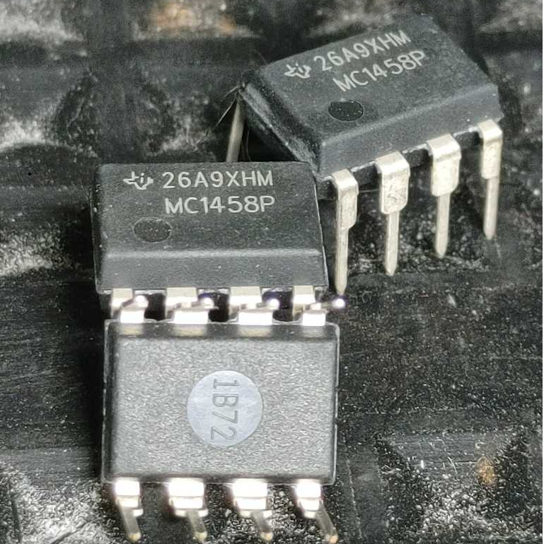 IC MC1458P Dual Opera Amplifier สําหรับ Preamplifier และ Tone Control ...