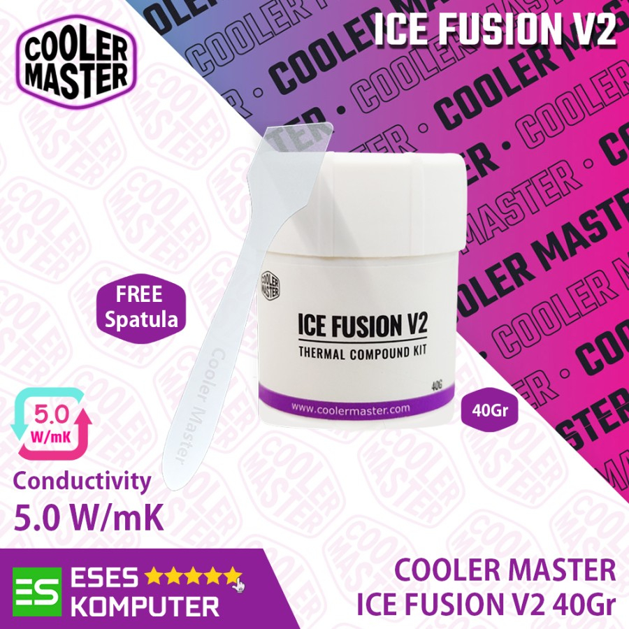 Thermal Paste Cooler Master ICE FUSION V2 (40 กรัม) 5W/mK | Shopee Thailand