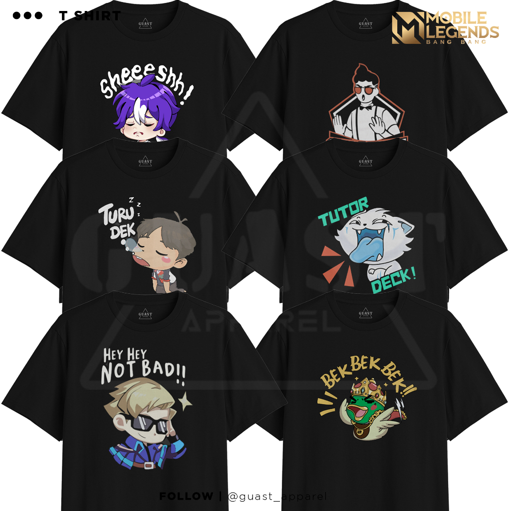 Tas EMOTE MOBILE LEGENDS CHOICE OF SHESSH, TURU DEK, HEY NOT BAD, BEK ...