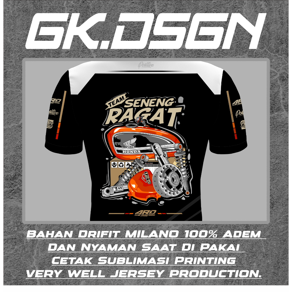 Gk - Happy Sports เสื้อกีฬา | เสื้อกีฬาแขนสั้น ลายทีม CB RAGAT CB ...