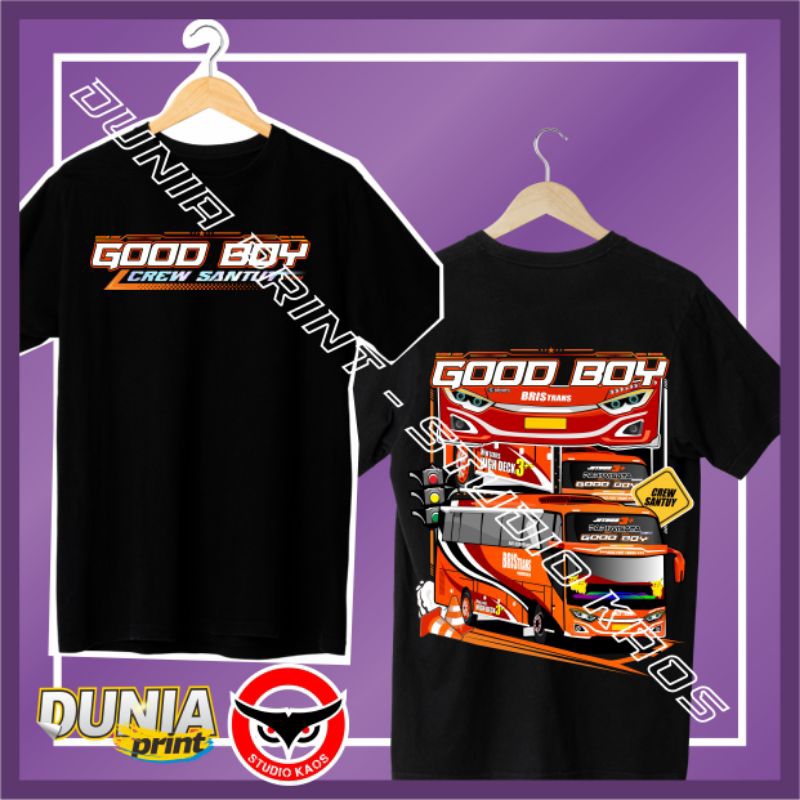 (ฟรีสติกเกอร์) เสื้อยืด ผ้าฝ้าย พิมพ์ลาย Vantela GOODBOY SJM TRANS ...