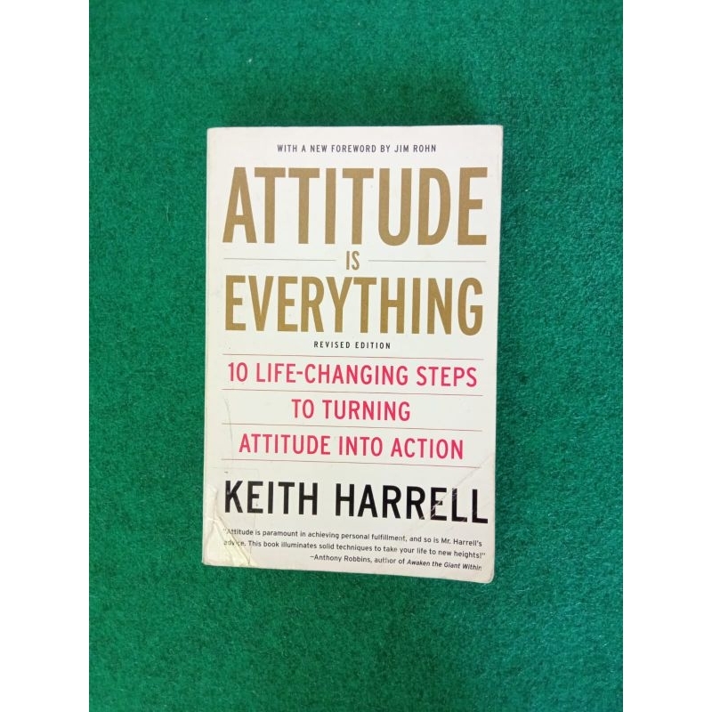 Attitude is Everything Book โดย Keith Harrell [ของแท้ ภาษาอังกฤษ] | Shopee Thailand