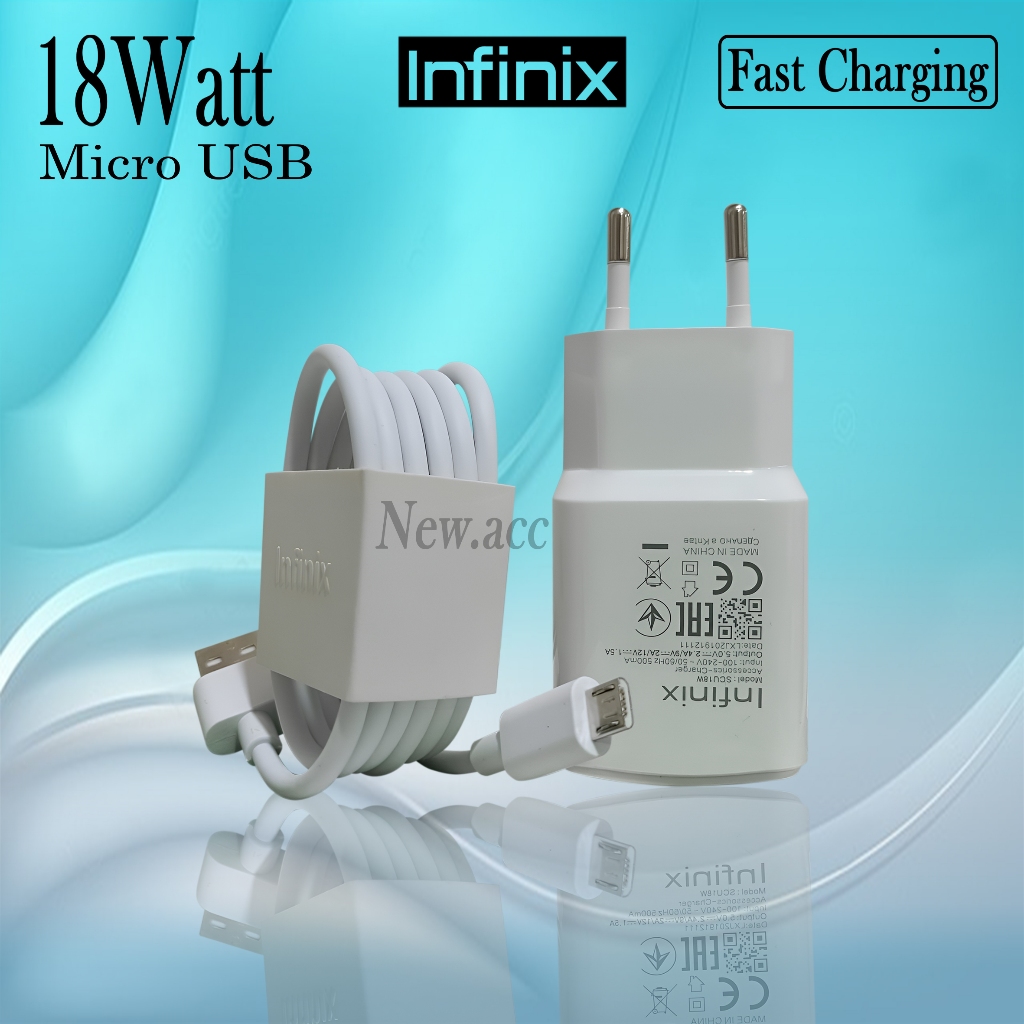 สายชาร์จ Infinix ชาร์จเร็ว USB Micro ของแท้ 2A 9V 18Watt Micro Cable ...