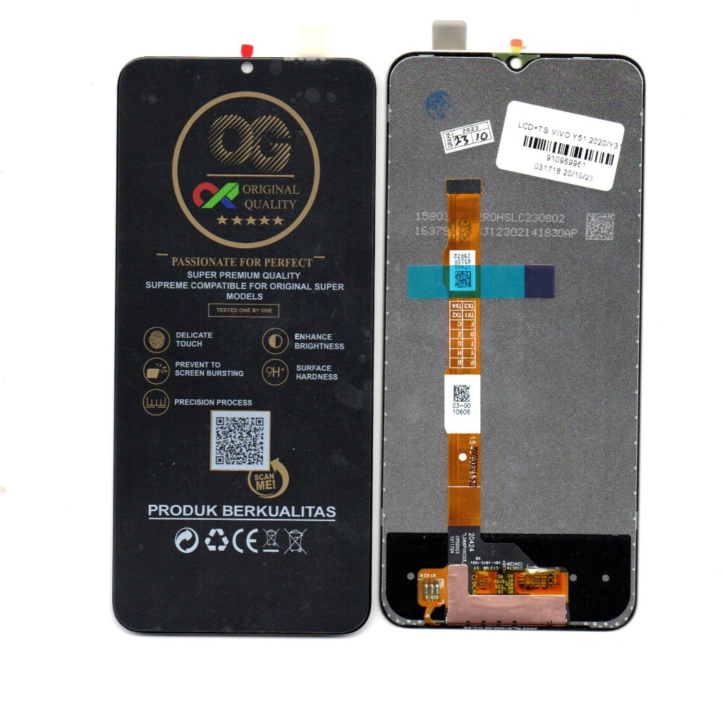หน้าจอ Lcd สําหรับ VIVO Y51 2020 Y31 2020 Y31S Y51S Y52S OG SUPER ...