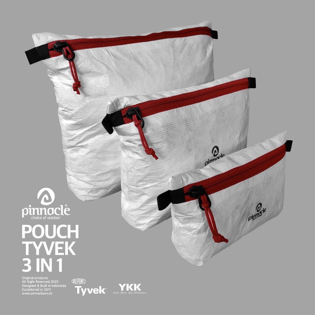กระเป๋า Pinnacle Pro Official Tyvek 3 in 1 - Zip Red | Shopee Thailand