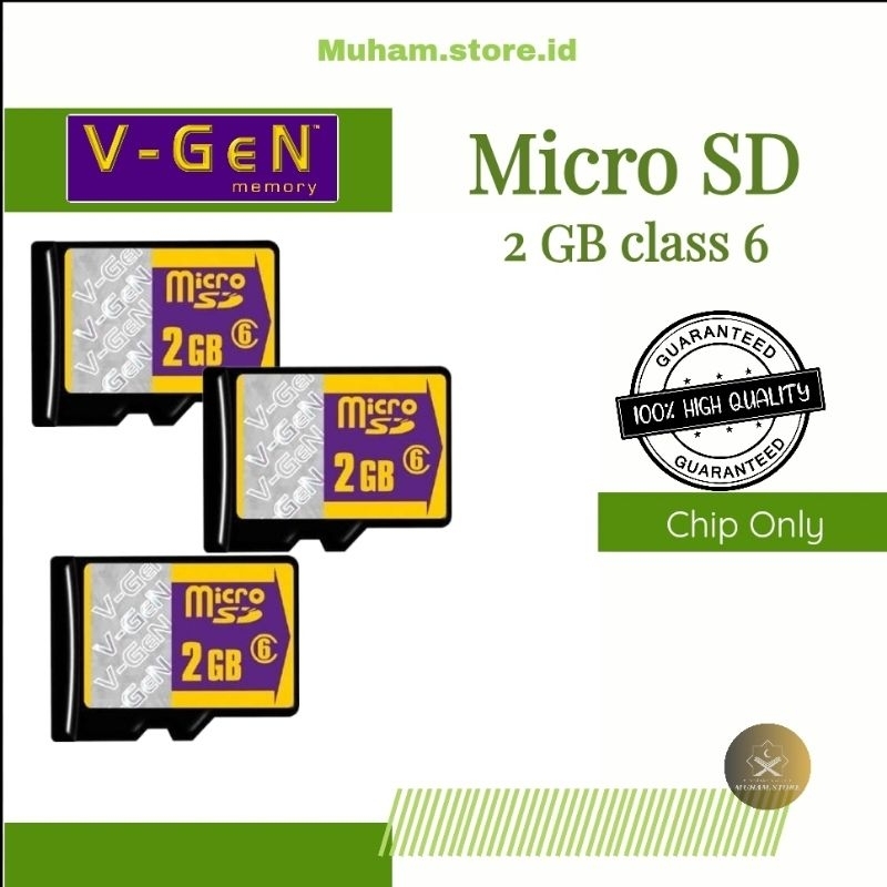 V-gen เมมโมรี่การ์ด 2GB Micro SD 2GB ของแท้ (ไม่บรรจุ) | Shopee Thailand
